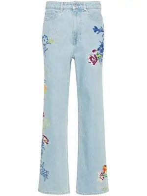 Kenzo Embroidered Jeans For Women