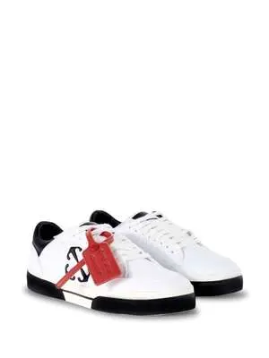 Off-White Low Vulcanized Canvas Sneakers - White