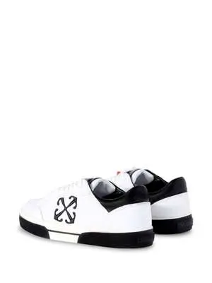Off-White Low Vulcanized Canvas Sneakers - White