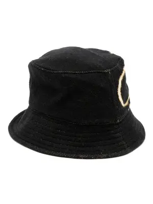Rhude Script Bucket Hat - Black