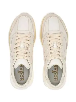 Hogan Panelled Leather Sneakers
