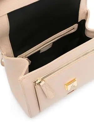 LANCEL Ninon Leather Shoulder Bag - Neutrals