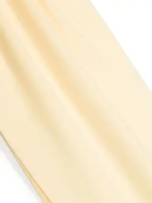 Fabiana Filippi Fringed-edge Brushed Scarf - Yellow