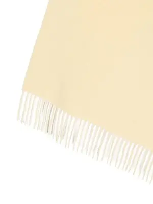 Fabiana Filippi Fringed-edge Brushed Scarf - Yellow