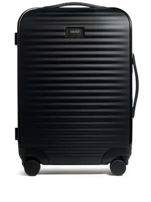 Zegna Logo-appliqué Suitcase - Black