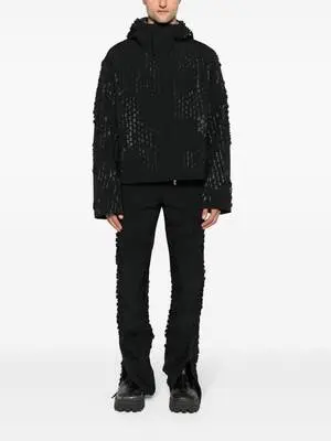 HELIOT EMIL Morphogens Lasercut Hooded Jacket