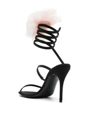 Magda Butrym Floral-appliqué Sandals