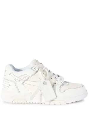 Off-white Flat Sneakers For Men