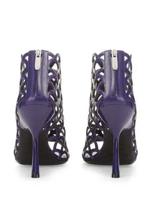 SERGIO ROSSI Mermaid Leather Cage Sandals