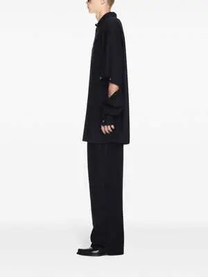 Off-White Wide-leg Linen Trousers