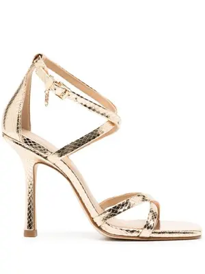 Michael Kors Logo Jacquard Sandals
