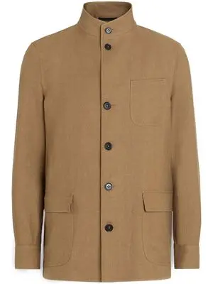 Zegna Tailored Linen-wool Chore Jacket