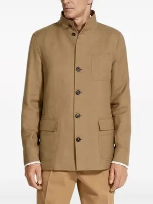 Zegna Tailored Linen-wool Chore Jacket