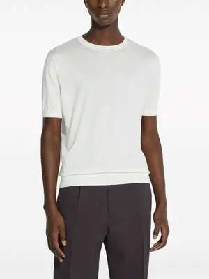 Zegna Crew-neck Cotton T-shirt