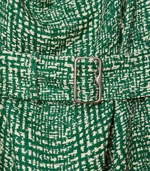 Burberry Exclusive Warped Houndstooth Print Dress