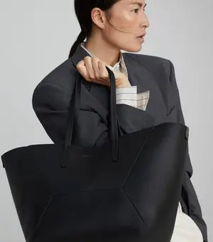 Brunello Cucinelli Calfskin Shopper Bag