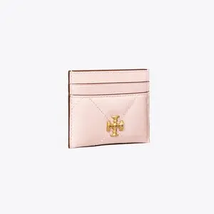 Tory Burch Tory Burch Kira Diamond Quilt Card Case Rose Salt
