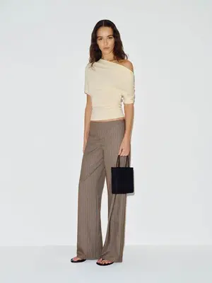 REFORMATION Vida Pant - Brown