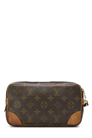 LOUIS VUITTON Monogram Canvas Marly Dragonne 22 Wristlet