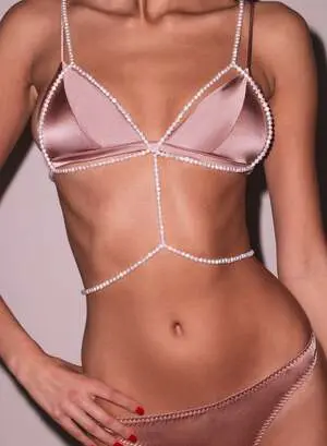 FLEUR DU MAL Pearl Body Harness