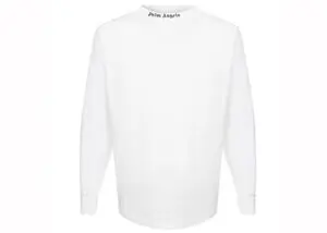 Palm Angels Double Logo T-shirt - White/fuschia