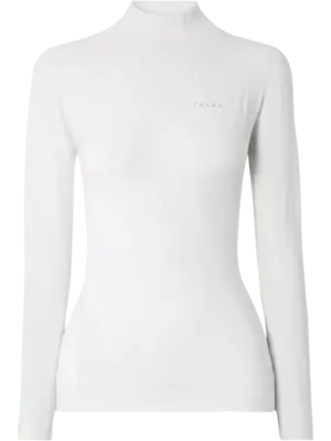 Falke Maximum Warm Stretch-jersey Turtleneck Top - White