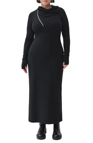 MARCELLA Broome Asymmetric Maxi Dress