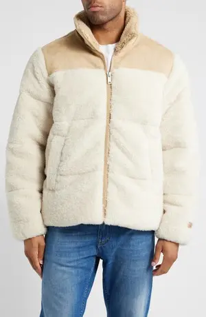 UGG Emette Uggfluff Puffer Jacket - Natural /sand