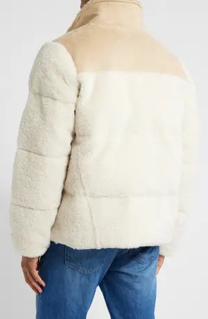 UGG Emette Uggfluff Puffer Jacket - Natural /sand