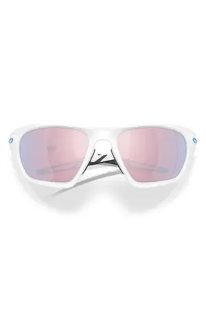 Oakley Lateralis Rectangular Sunglasses - White