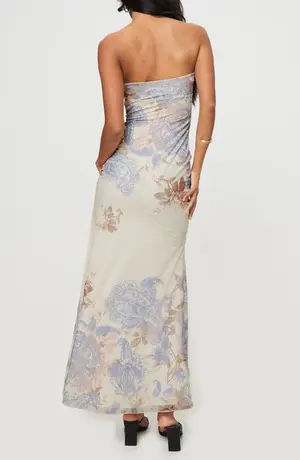 Princess Polly Kyanne Strapless Cutout Maxi Dress