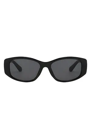 FIFTH & NINTH Geometric Sunglasses - Black / Black