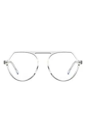 FIFTH & NINTH Carter Round Blue Light Blocking Eyeglasses - Clear / Clear