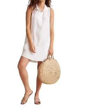 Bella Dahl Bella Dahl Sleeveless Aline Dress - White