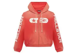HELLSTAR Studios Zip Hoodie - Red