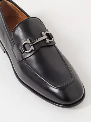 FERRAGAMO Loafers With Horsebit Detail - Black
