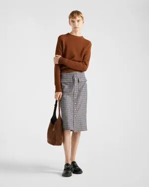 Prada Wool Midi-skirt