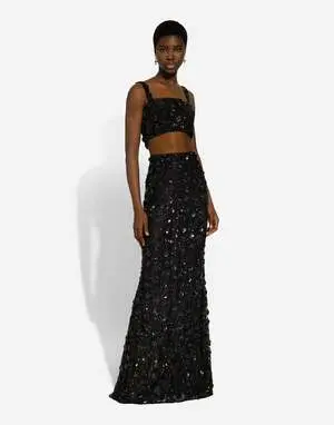 Dolce & Gabbana Sequined Maxi Skirt