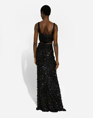 Dolce & Gabbana Sequined Maxi Skirt
