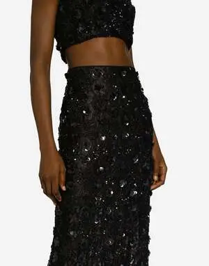 Dolce & Gabbana Sequined Maxi Skirt