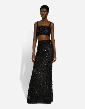 Dolce & Gabbana Sequined Maxi Skirt