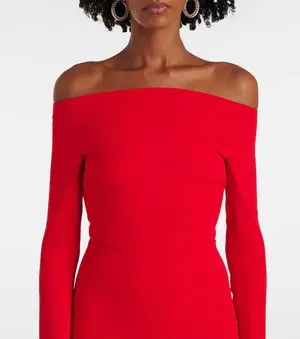 Solace London Amalie Off-shoulder Gown