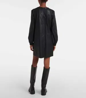Max Mara Pepe Coated Jersey Minidress