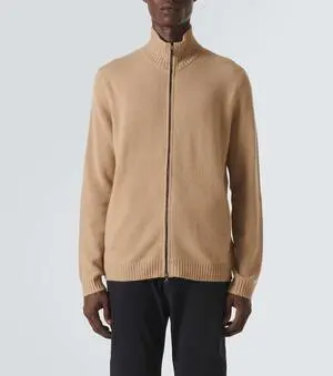 Bogner Dexter Wool And Cashmere Zip-up Sweater