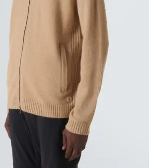 Bogner Dexter Wool And Cashmere Zip-up Sweater