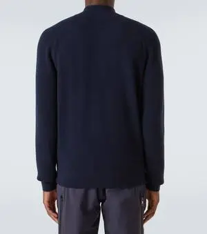 Bogner Dexter Wool And Cashmere Zip-up Sweater