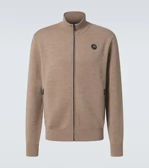 Fusalp Mayeul Wool-blend Zip-up Cardigan - Beige