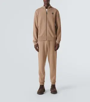 Fusalp Mayeul Wool-blend Zip-up Cardigan - Beige