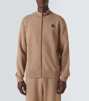 Fusalp Mayeul Wool-blend Zip-up Cardigan - Beige