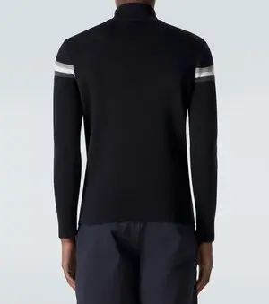 Fusalp Wengen Iv Wool Half-zip Sweater - Blue
